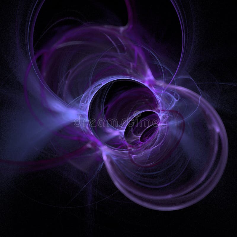 Blue Abstract Spherical Linear Pattern on Black Background, Wallpaper ...