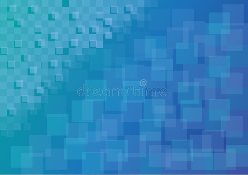 Blue Abstract Square Background Stock Illustration - Illustration of ...