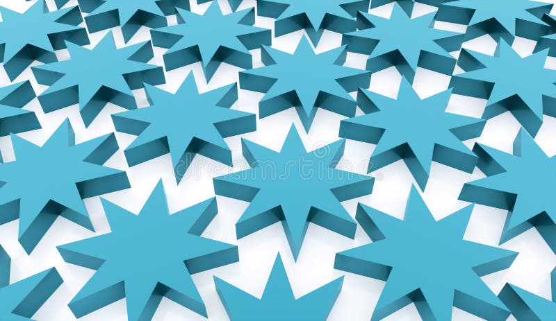 Blue Abstract Stars Background Stock Illustration - Illustration of ...