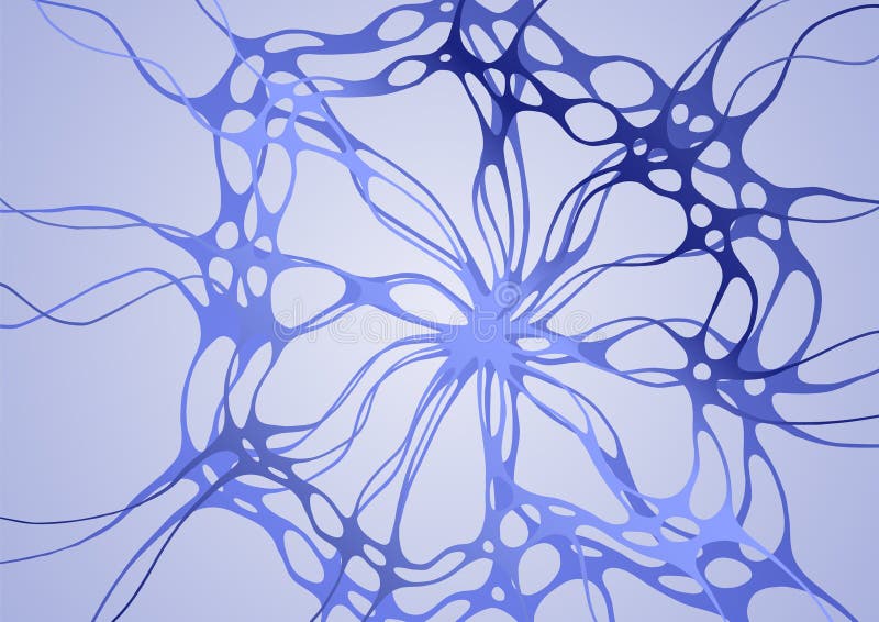 Sci-fi Future Science Theme. Cyberspace or Molecular Structure Concept ...