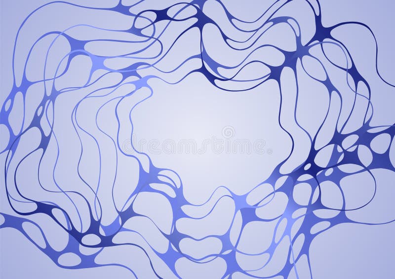 Sci-fi Future Science Theme. Cyberspace or Molecular Structure Concept ...