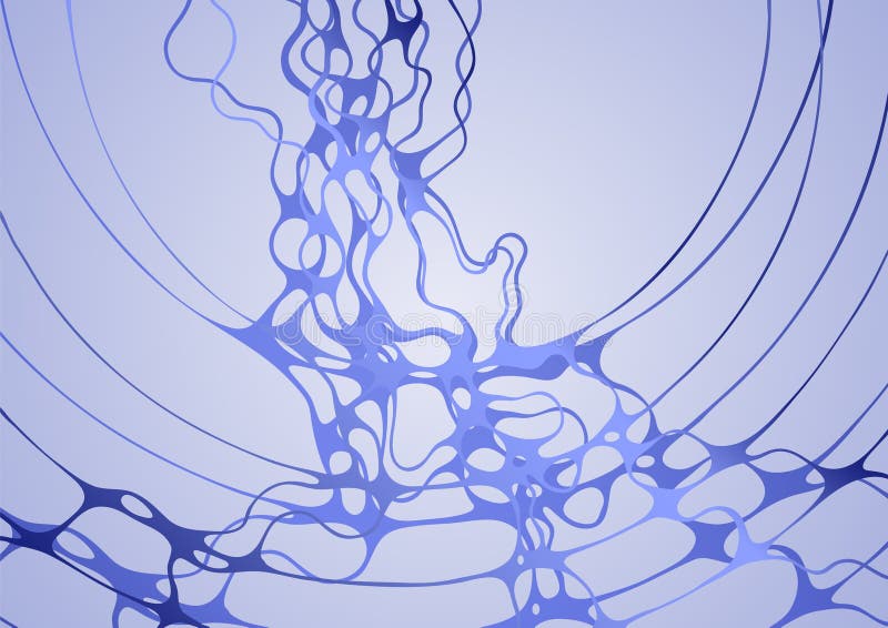 Sci-fi Future Science Theme. Cyberspace or Molecular Structure Concept ...