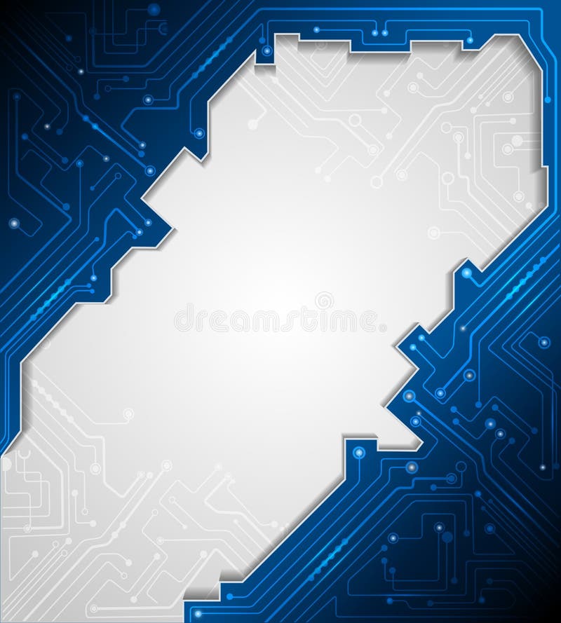 Blue Abstract Technology Circuit Background Stock Vector - Illustration ... Blue Abstract Technology Circuit Background Stock Vector - Illustration ...