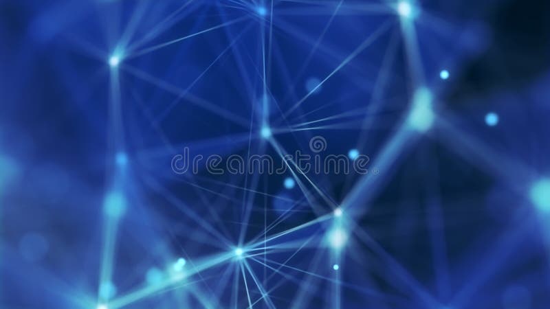 Blue Abstract Technology and Engineering Background with Plexus ...