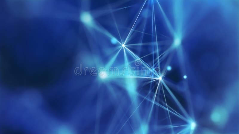 Blue Abstract Technology and Engineering Background with Plexus ...