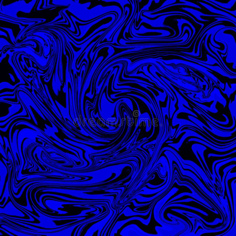 Blue Marble Pattern with Swirl Design Texture Effect Vector Background ...