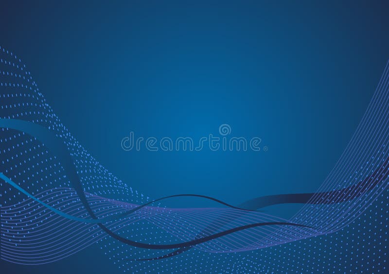 Blue abstract title page stock vector. Illustration of decoration ...