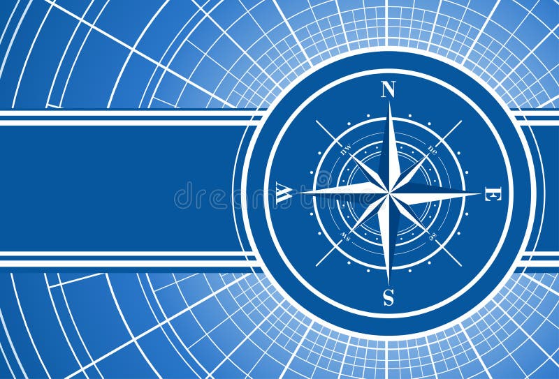 Blue Abstract Travel Background Stock Vector - Illustration of ...