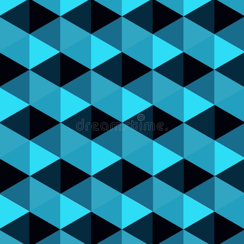 Blue Abstract Triangle Background Stock Vector - Illustration of ...