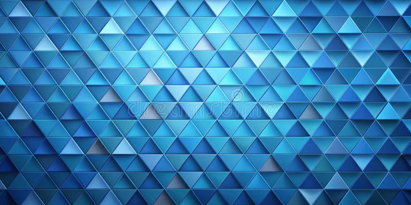 Blue Abstract Triangle Geometry Pattern Background AI-Generated Content ...