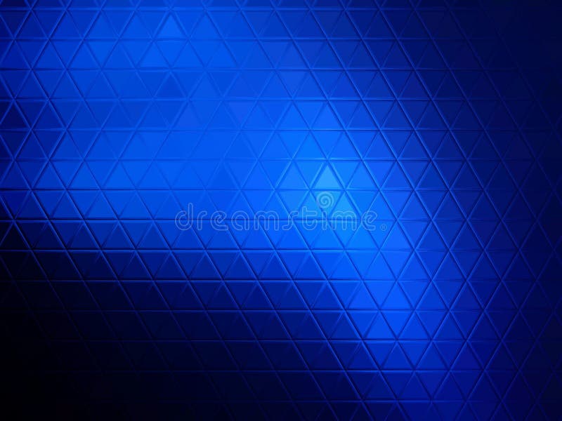 Blue Abstract Triangles Background Stock Illustration - Illustration of ...