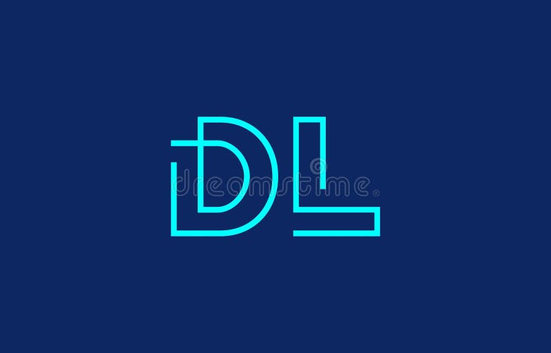 Logo Letter Dl Blue Stock Illustrations – 103 Logo Letter Dl Blue Stock ...