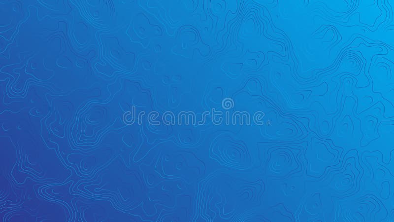 Blue Topographic Contour Map Vector Abstract Background Stock Vector ...