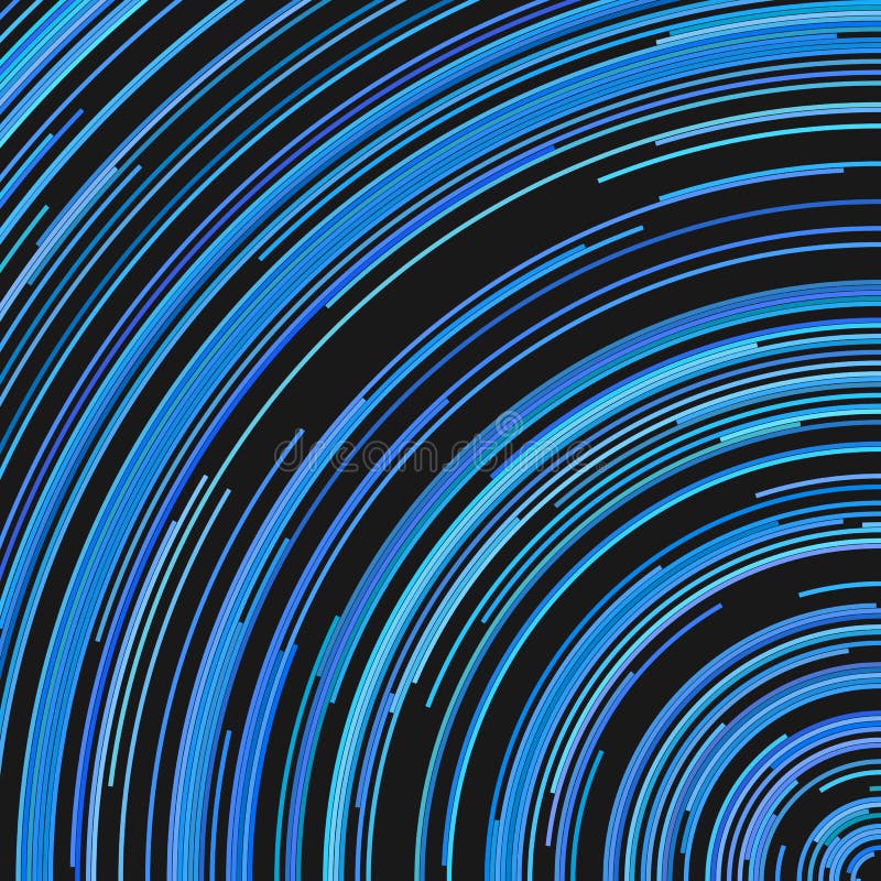 Blue Vector Ring Background Design from Concentric Circles Stock Vector ...