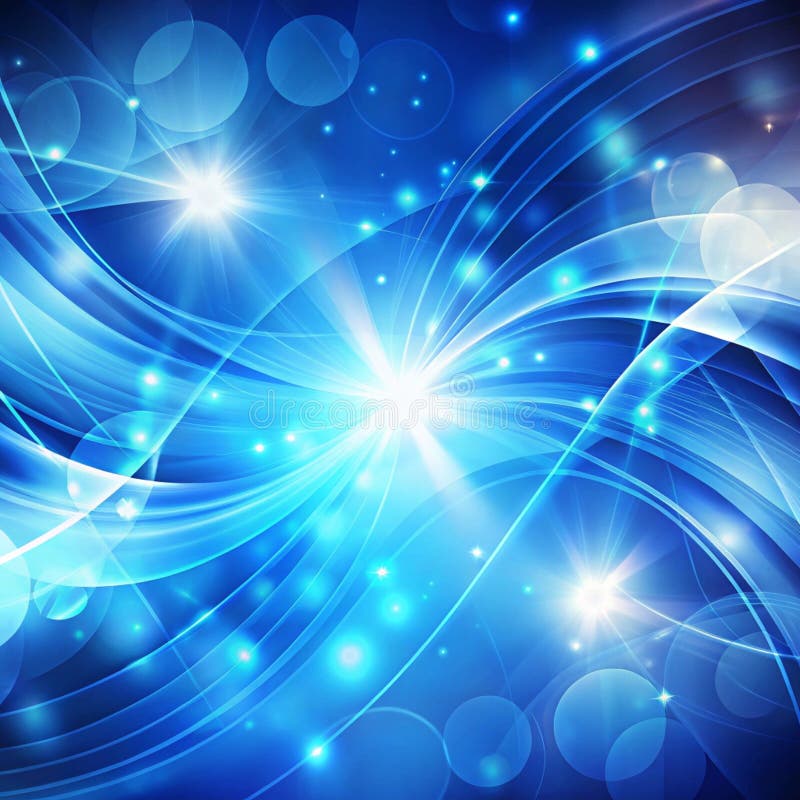 Blue Abstract Visual Background Stock Illustration - Illustration of ...