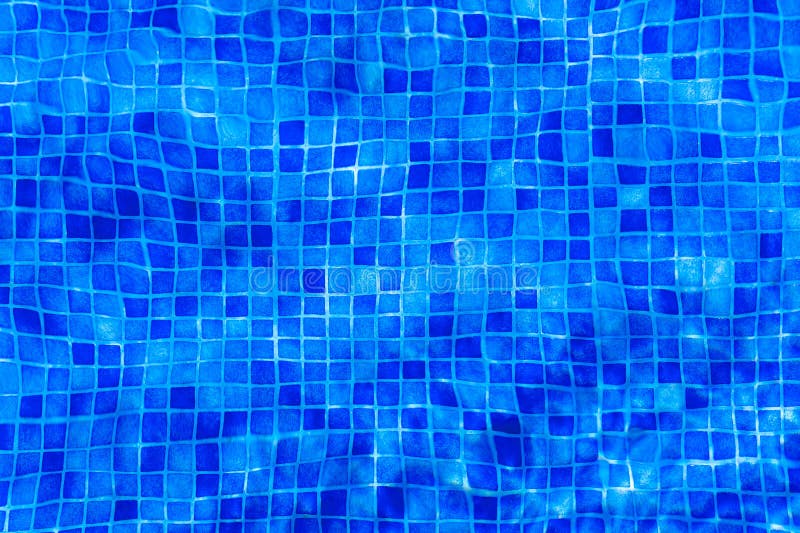 Blue Abstract Water Pattern in a Swimming Pool. Stock Photo - Image of ...