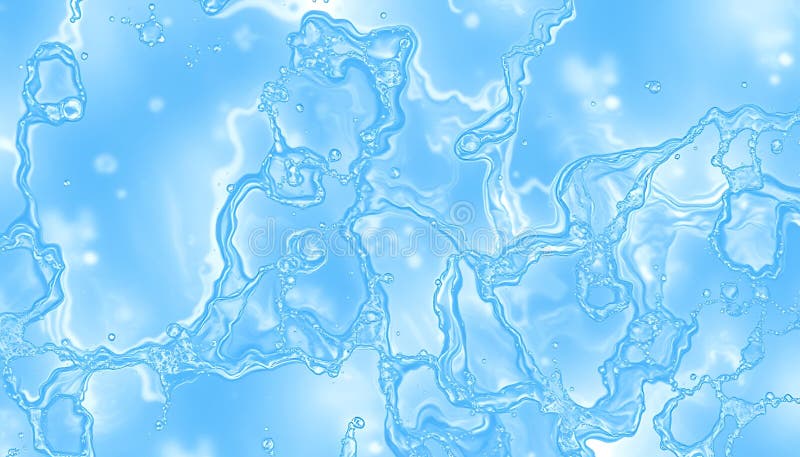 Blue Abstract Water Texture, Liquid Surface, Flowing Pattern, Calming ...
