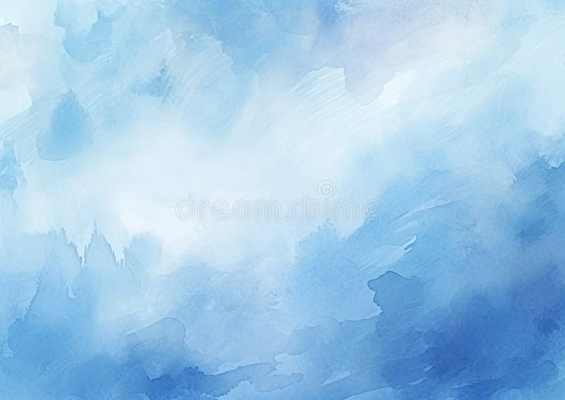 Blue Abstract Watercolor Background Stock Illustration - Illustration ...