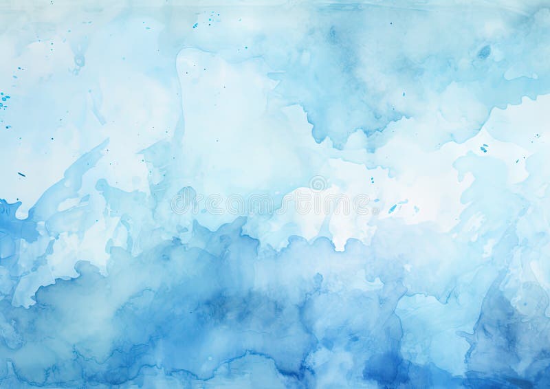 Blue Abstract Watercolor Background Stock Illustration - Illustration ...