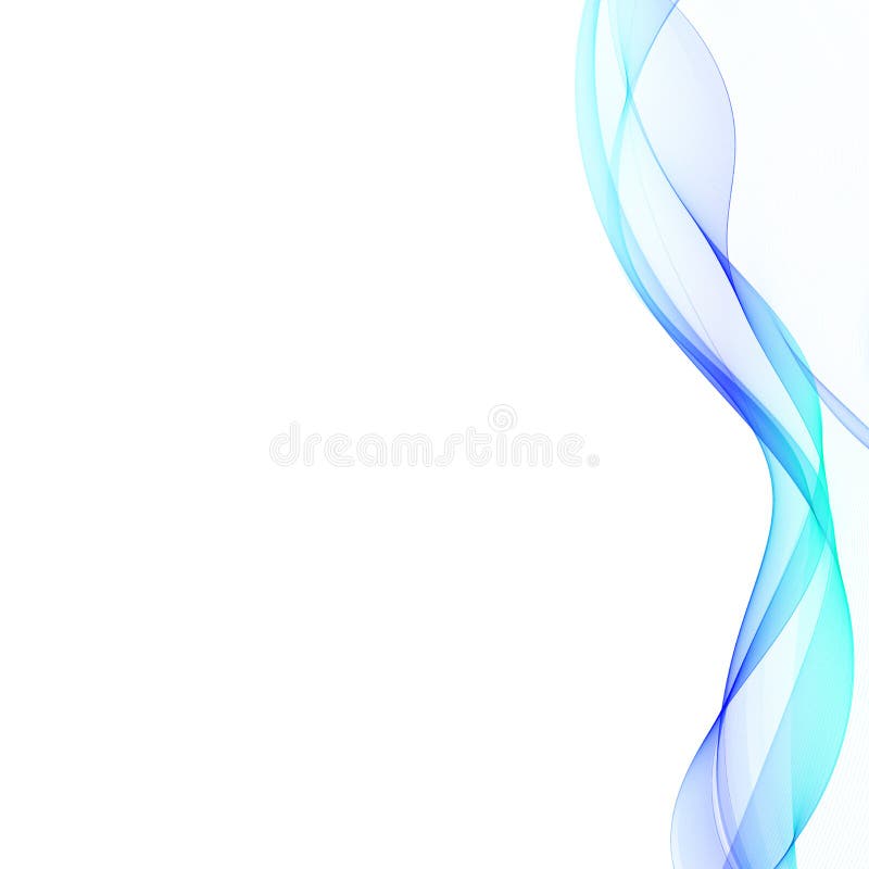 Blue Abstract Wave. Sea. Template. Vector Illustration. Eps 10 Stock ...