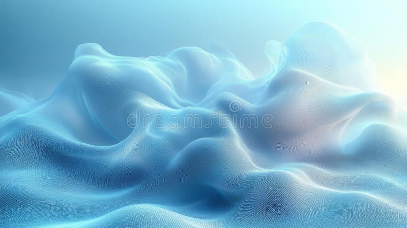 Blue Abstract Wave Textures Stock Illustration - Illustration of smooth ...