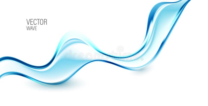Blue Abstract Wave.Abstract Vector Background Wave Eps10 Stock Vector ...