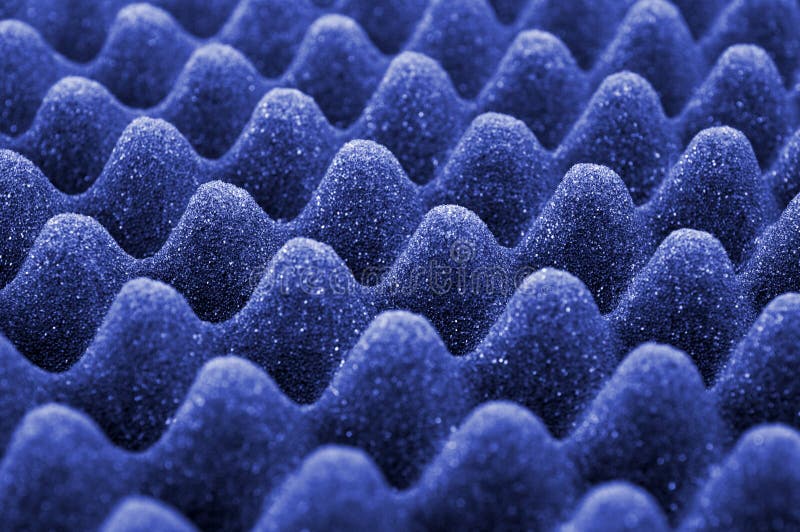 Blue acoustic foam stock photo. Image of abstract, studio - 5575008