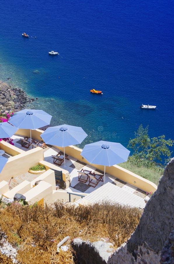 Blue Aegean sea stock image. Image of island, europe - 72840633