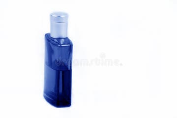 Blue Aftershave stock photo. Image of white, bottle, aftershave - 6338246