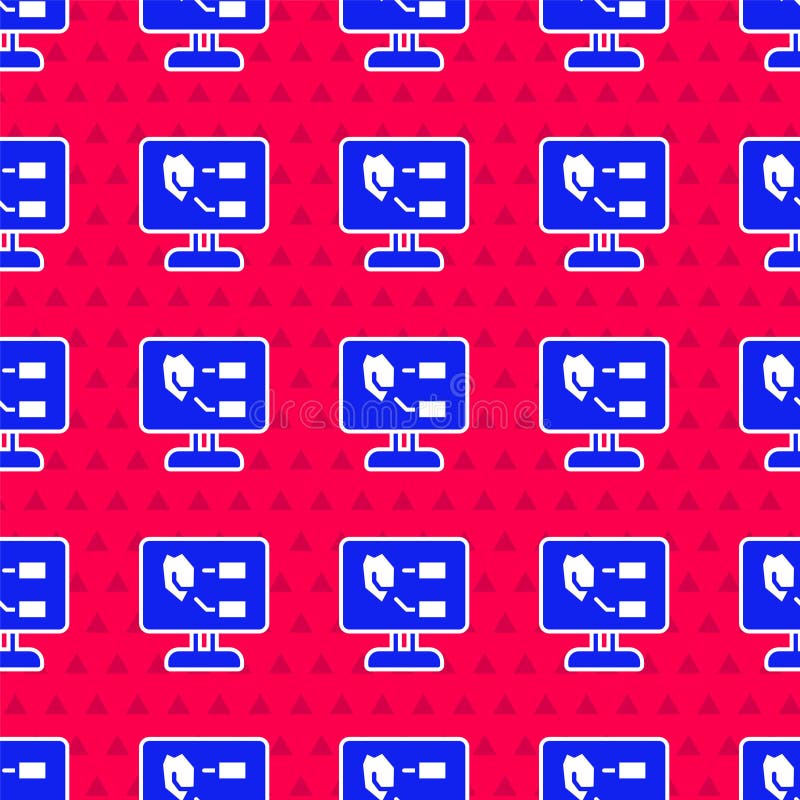 Blue Agricultural Soil Test and Results Icon Isolated Seamless Pattern ...