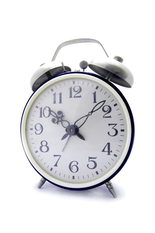 Blue Classic Alarm Clock Without Hands And Numbers. Stock Photo - Image ... Blue Classic Alarm Clock Without Hands And Numbers. Stock Photo - Image ...