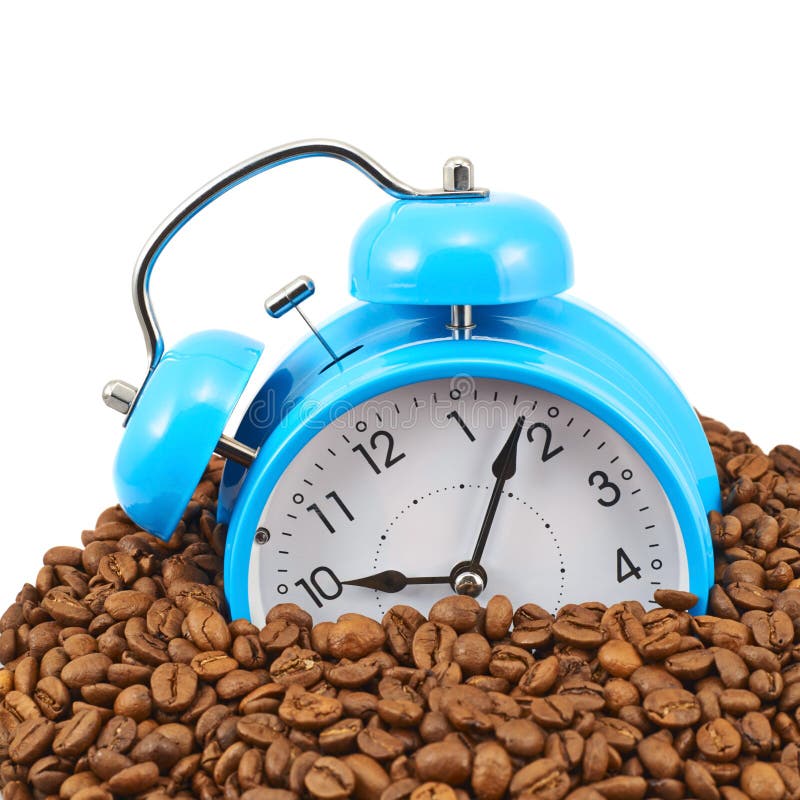 Blue Alarm Clock Buried Beans Stock Photos - Free & Royalty-Free Stock ...