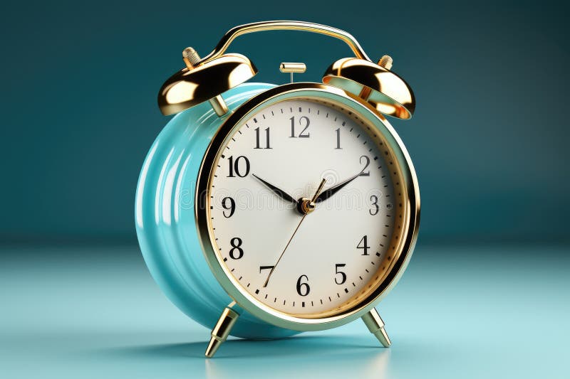 A Clock Sitting in the Middle of a Desert. Generative AI Image. Stock ...