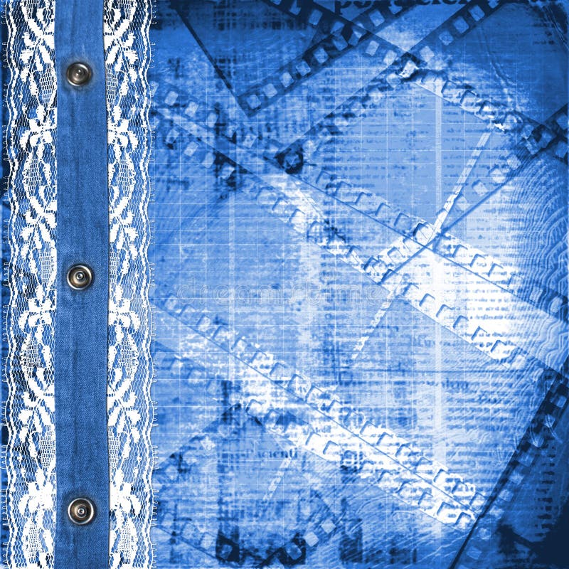 Blue Denim Jeans Seam Border Texture Stock Illustrations – 303 Blue ...