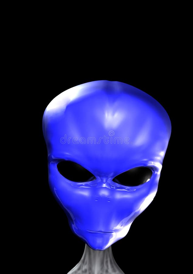 Alien Face 40 stock illustration. Illustration of glowing - 2366717