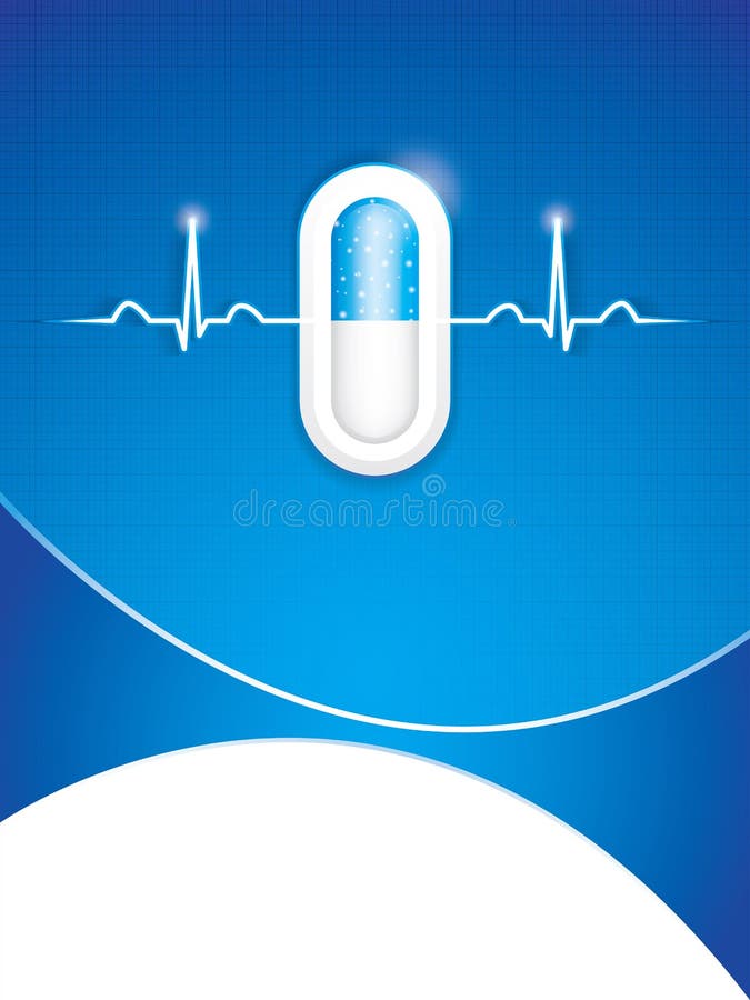 Blue pill stock vector. Illustration of glare, diet, bokeh - 22940236
