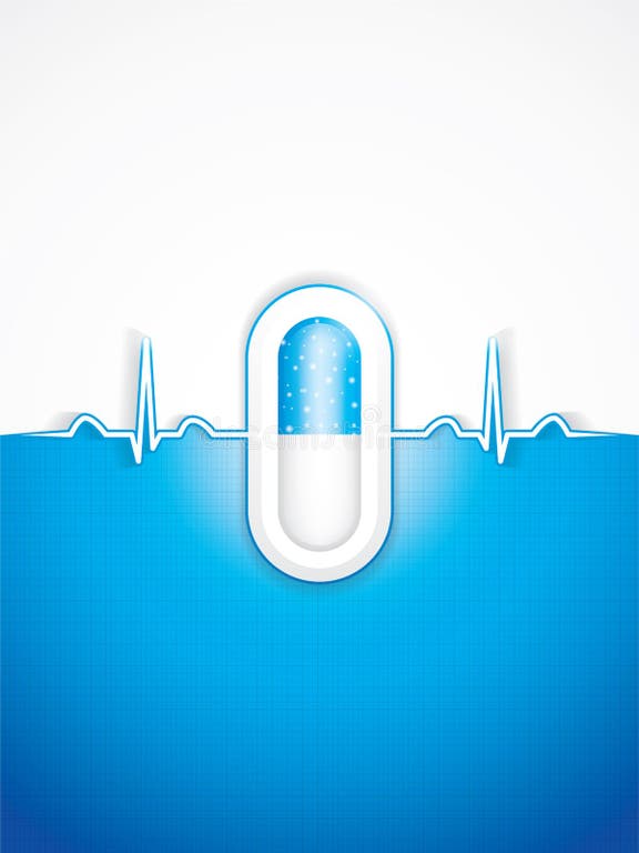 Blue Alternative Medication Concept Stock Vector - Illustration of ...