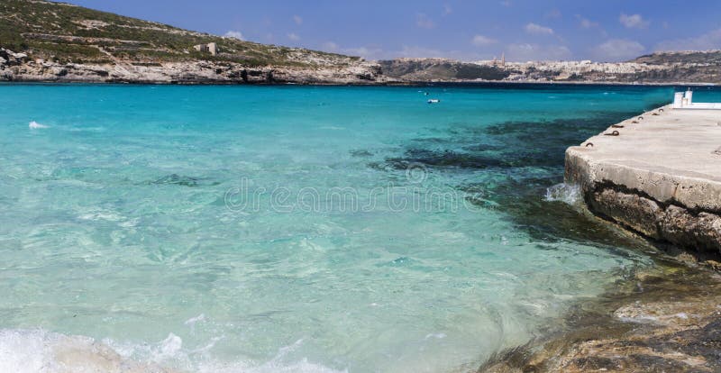 Blue stock photo. Image of hill, mediterranean, marine - 93974056