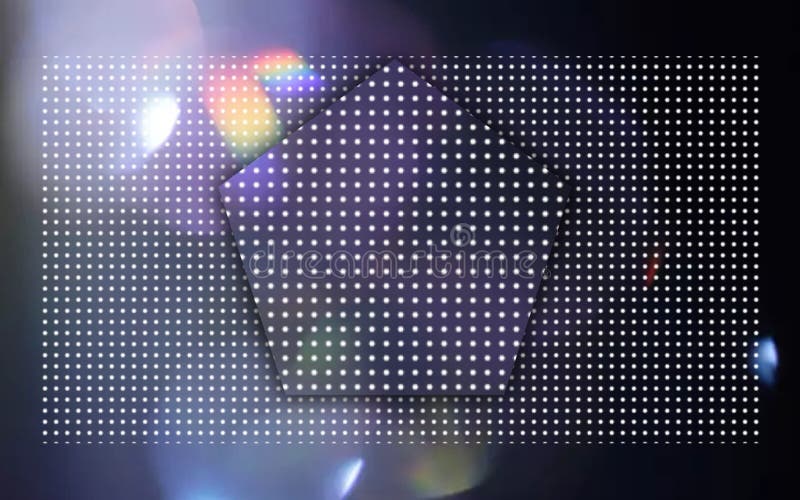 Blue Anamorphic Light Abstract Background Shapes and Blurs Stock ...