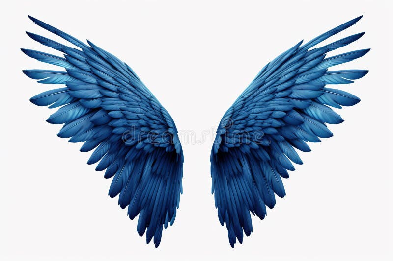 Blue Angel Wings Logo