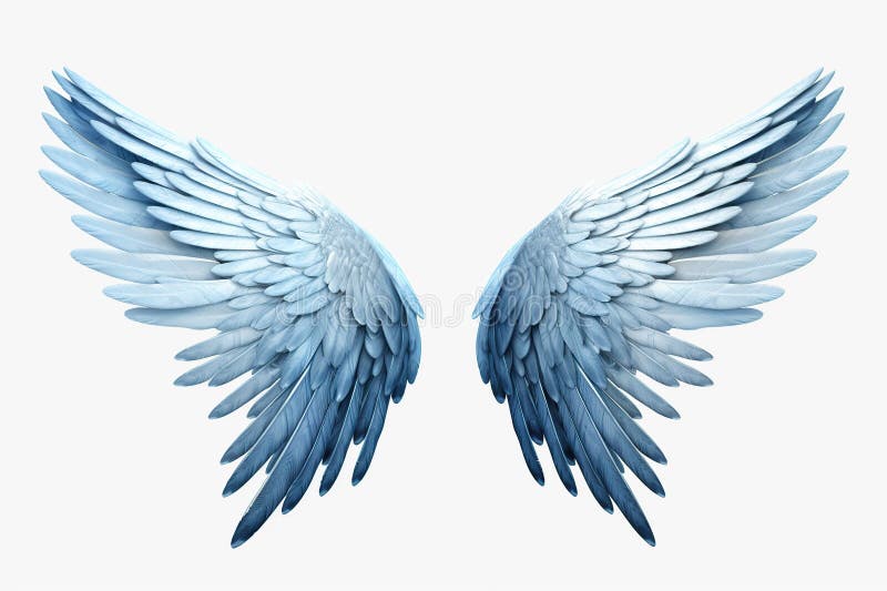 Blue Angel Wings Logo