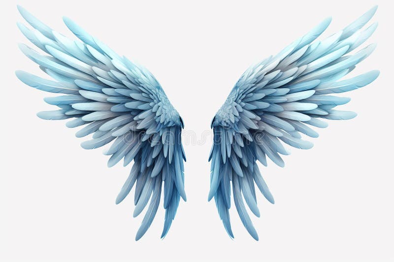 Blue Angel Wings Logo