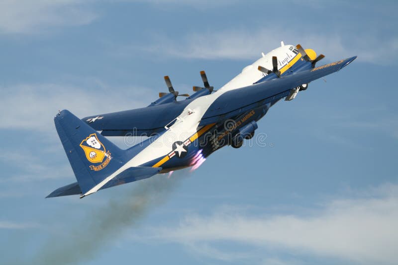 Blue Angels Fat Albert editorial image. Image of sunny - 11258880