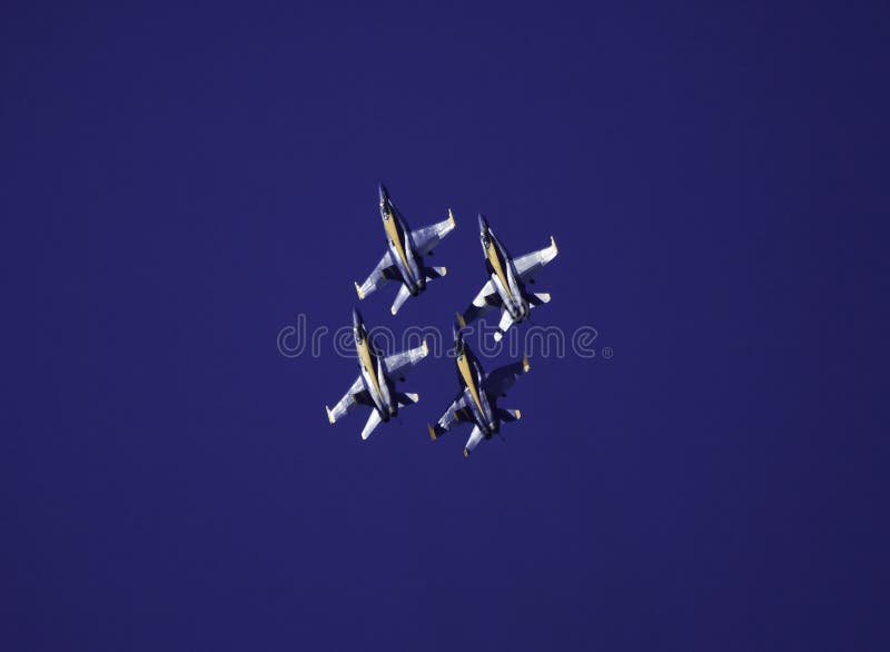 Blue Angels in flight stock photo. Image of overhead - 16428940