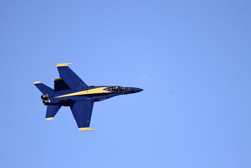 Blue Angels in Flight at Fleet Week Editorial Photo - Image of ...