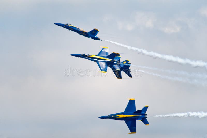 Blue Angels Formation editorial photography. Image of stunt - 6013307