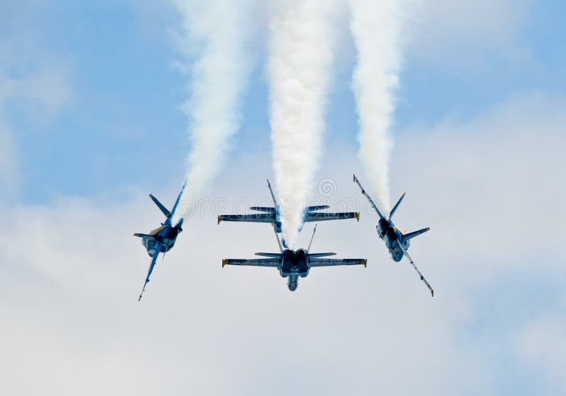Blue Angels Formation stock photo. Image of stunt, pilot - 6013342