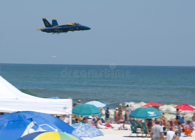 Blue Angels Pensacola Beach Airshow Editorial Photography - Image of ...