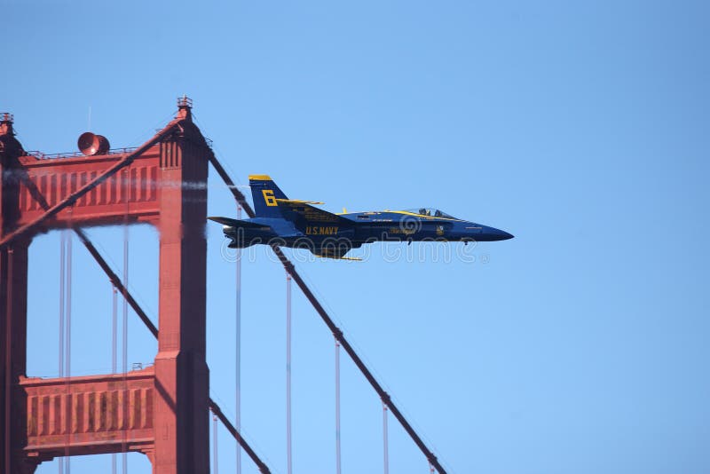 Blue Angels San Francisco Golden Gate Bridge 2011 Editorial Photography ...