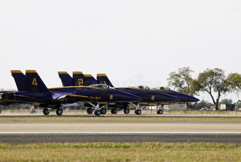 Blue Angels Takeoff Roll editorial stock image. Image of precise - 63316089
